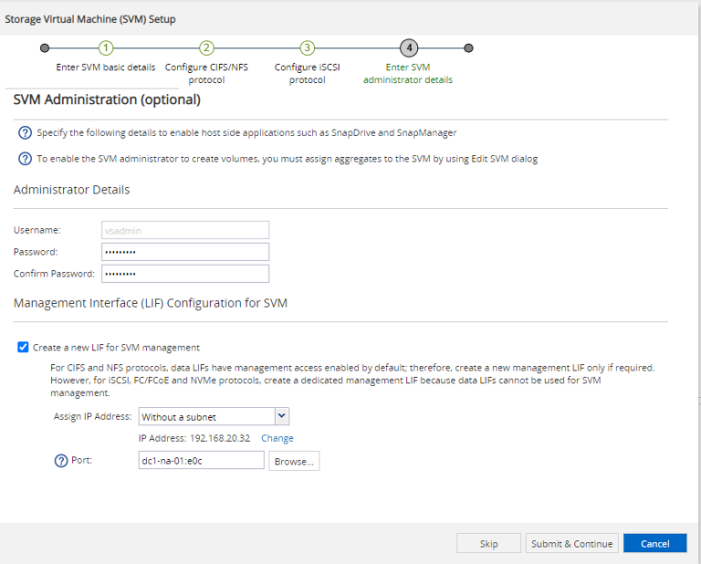 NetApp Simulator Setup – Z8N